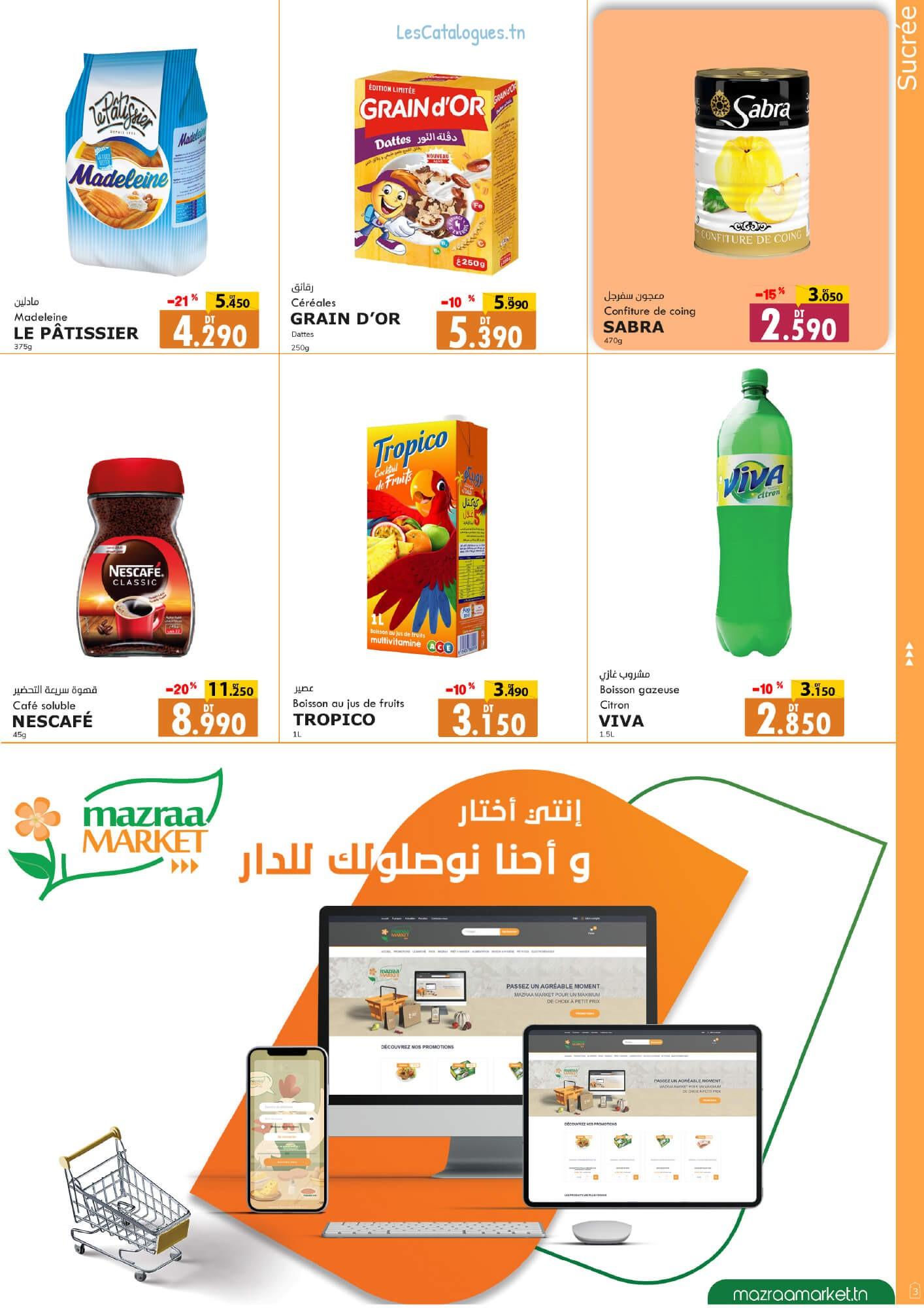 Catalogue Mazraa Market : catalogue et promos magasin Mazraa
